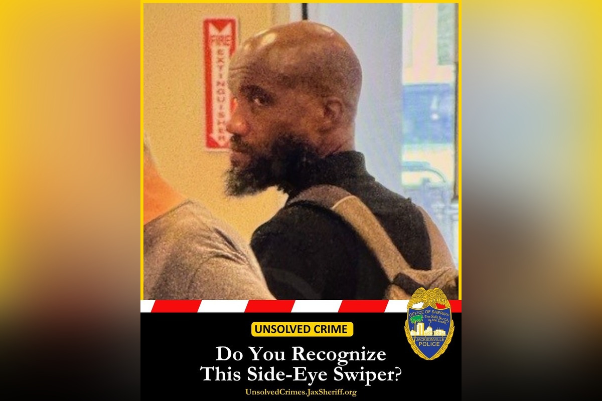 Jacksonville Sheriff Seeks Help to Catch "Side-Eye Swiper" in Repeat