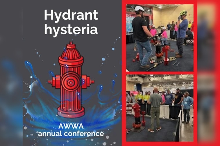 Maple Grove Duo Takes Third Place at AWWA Minnesota's Hydrant Hysteria