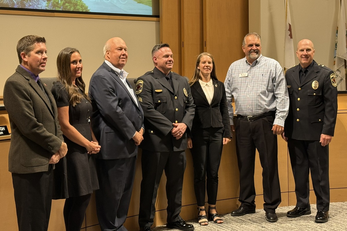Maple Grove Police Department Celebrates Promotion of Sgt. Goggins and