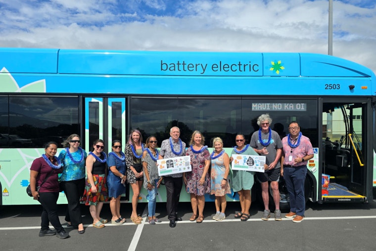 Maui Public Buses Display "Talking is Teaching" Campaign to Boost