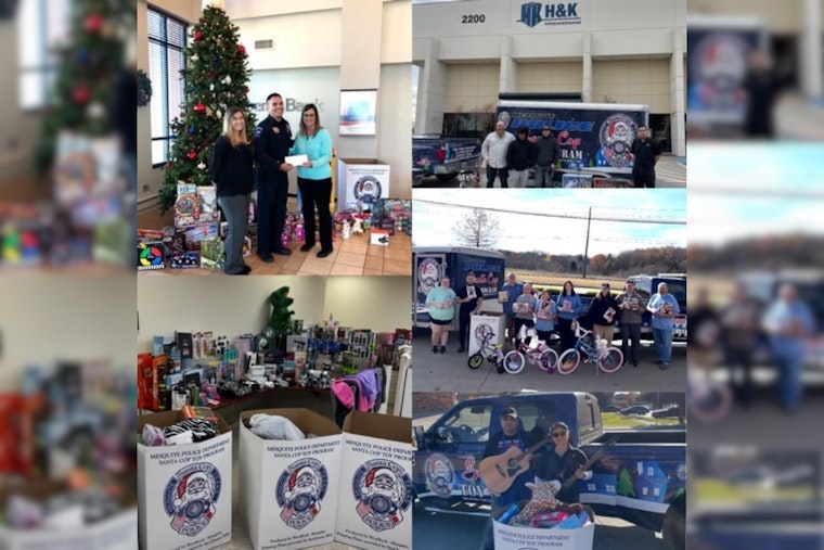 Mesquite Police Department Champions Holiday Giving with Santa Cop Toy