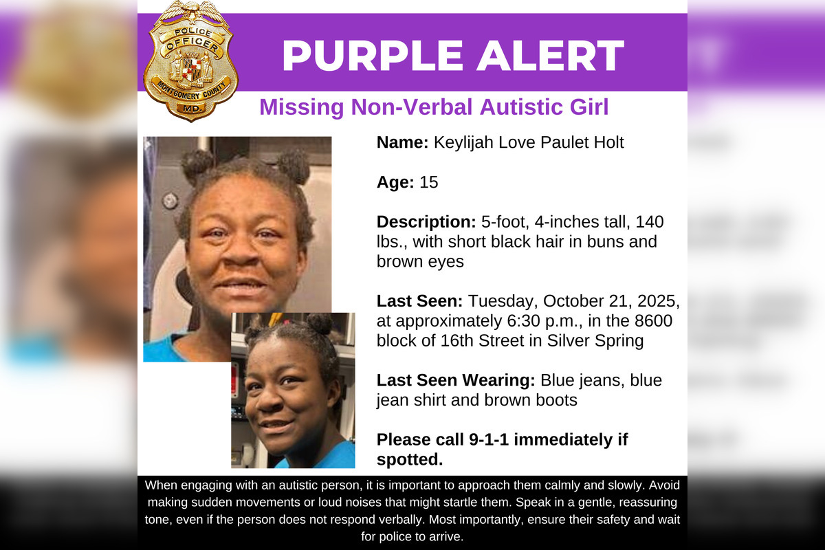 Missing Autistic Teenager Found Safe in Montgomery County, Community
