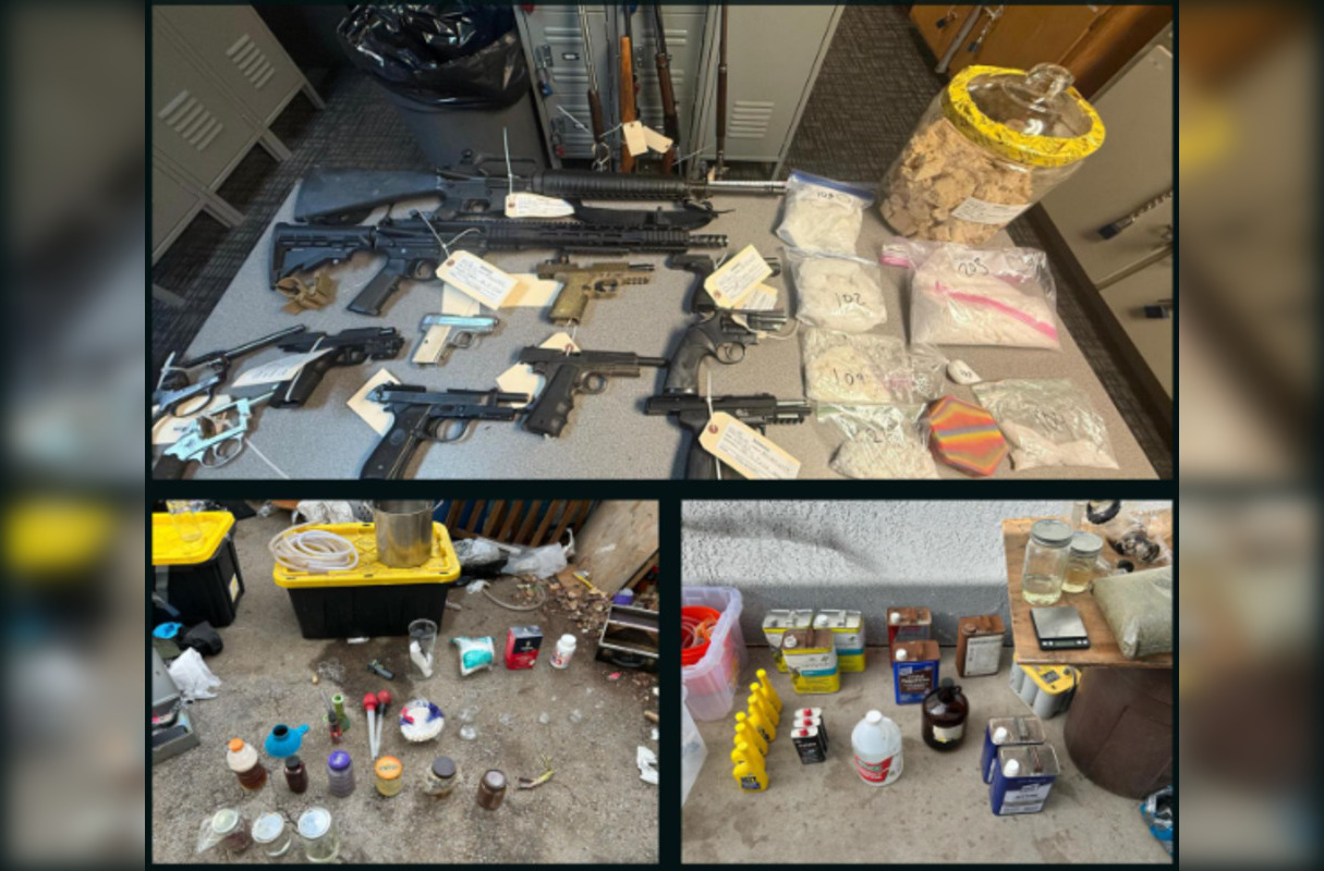 Modesto Meth Lab Bust Leads to Seizure of Drugs and Firearms,
