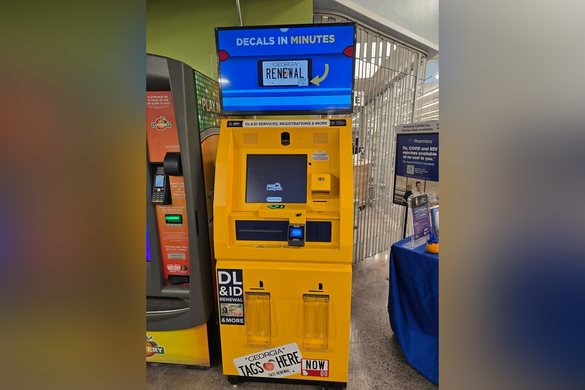 Newton County Unveils New Vehicle Registration Kiosk Inside Covington