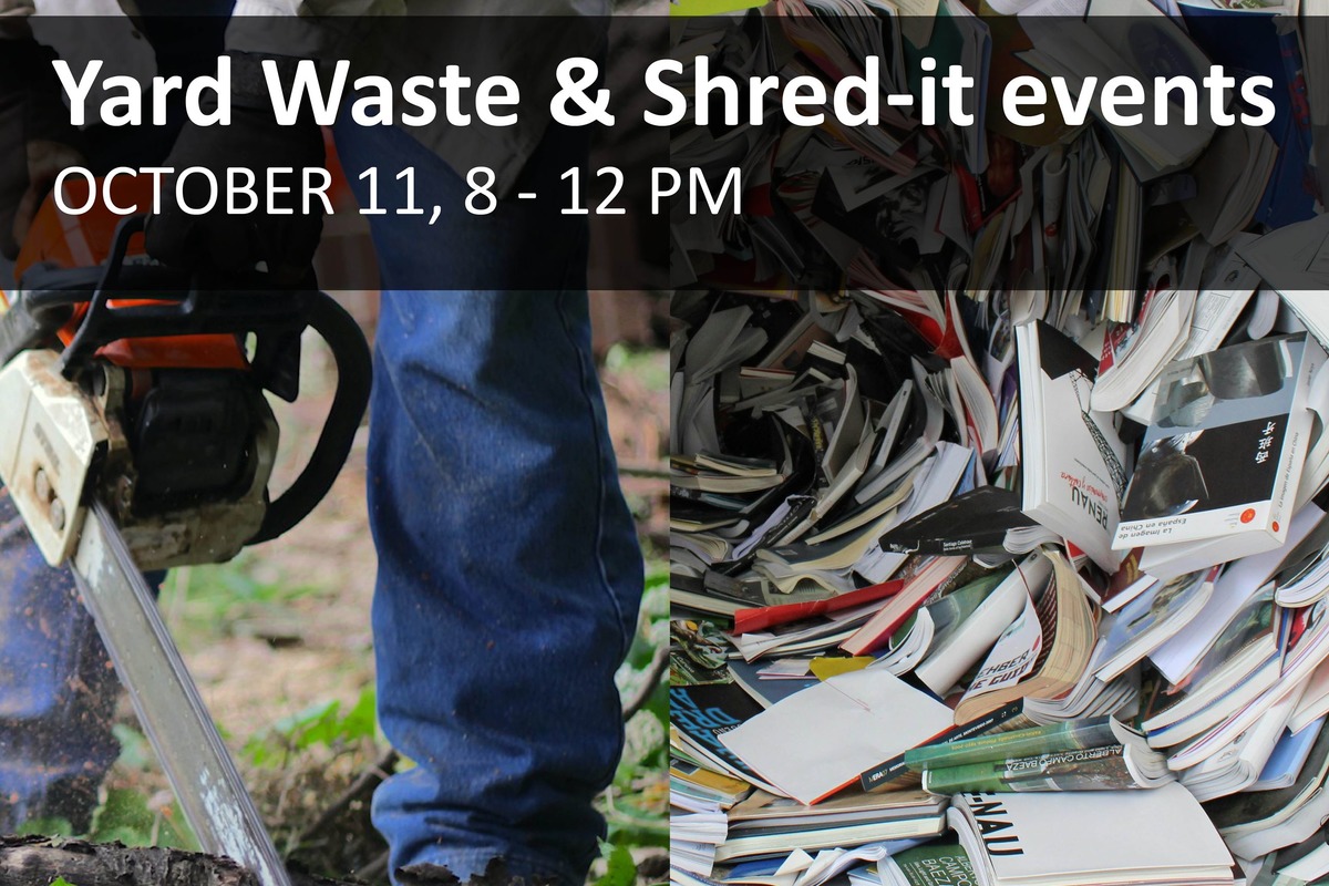 North Bend Hosts Free Yard Waste Recycling and Document Shredding