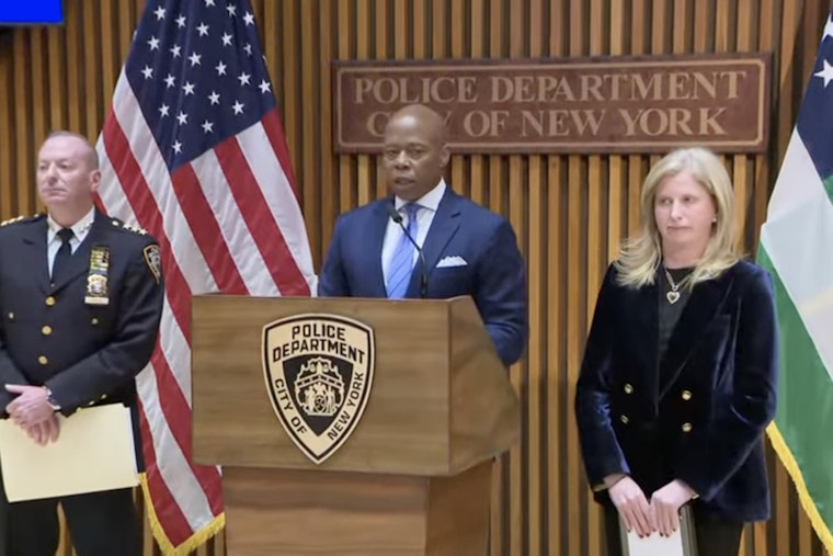 NYC Reports Decline in Major Crimes as Mayor Adams and Commissioner