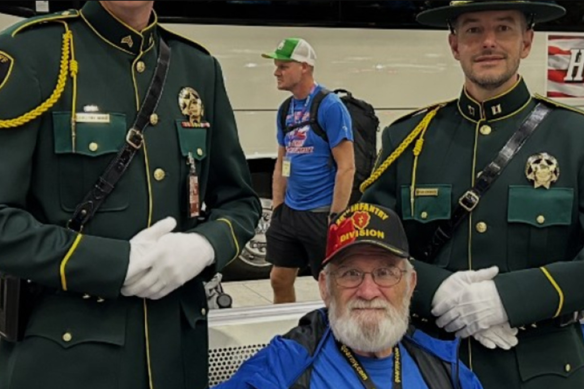 Portland Airport Welcomes Home Honor Flight Veterans with Patriotic