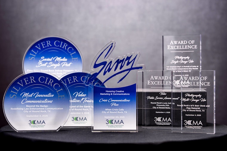 Round Rock Excels in National Communications Awards, Securing Seven