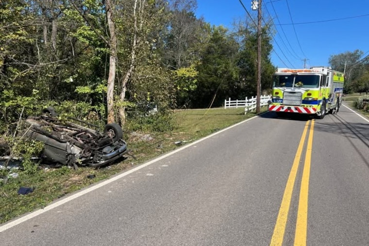 Rural Metro Fire Responds to Serious Single-Vehicle Crash on