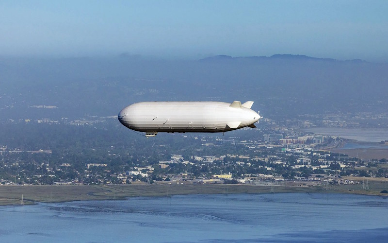 Sergey Brin-backed “Pathfinder 1” Airship Hovers over San Francisco