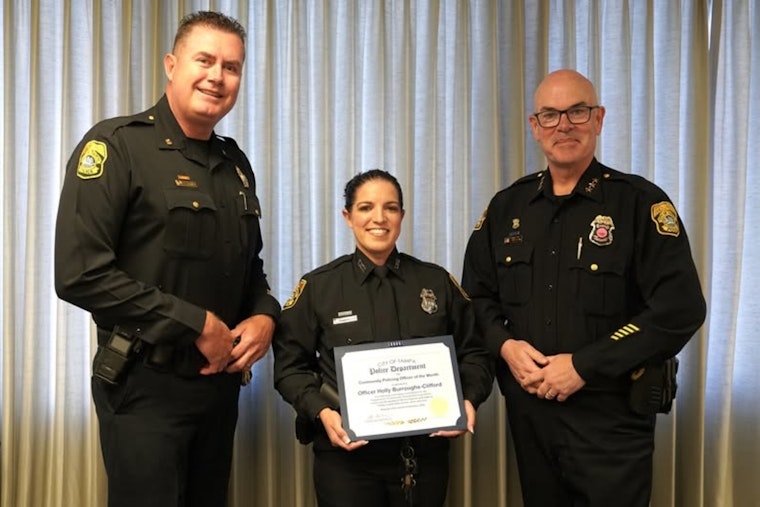 Tampa Officer Holly Burroughs Clifford Honored as Community Policing