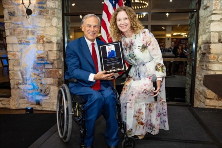 Texas Governor Greg Abbott Honored with Champion for Choice Award