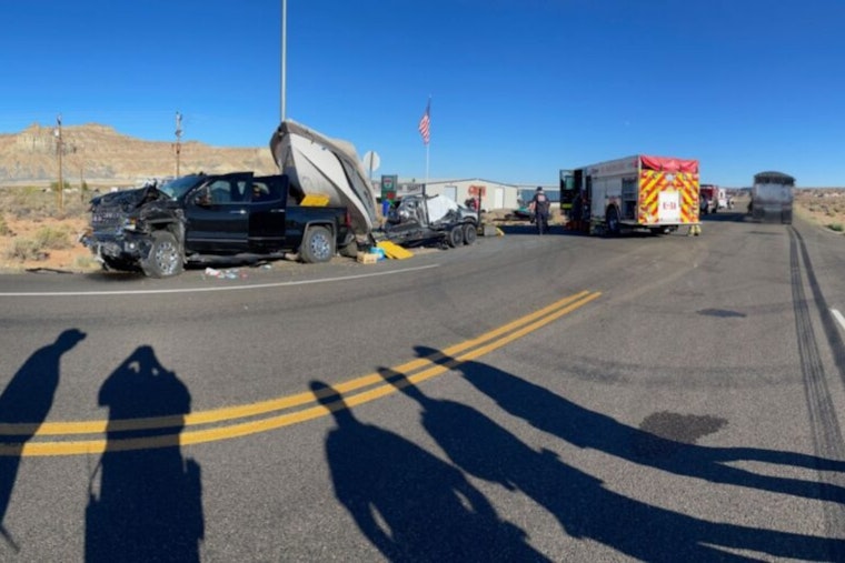 Two Fatally Injured in Collision on US-89 Near Big Water, Utah After