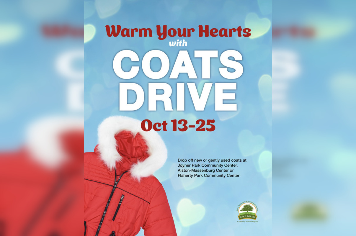 Wake Forest "Warm Your Hearts with Coats Drive" Seeks Donations
