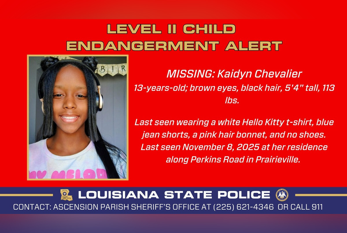 Authorities Launch Urgent Search for Missing 13-Year-Old Kaidyn