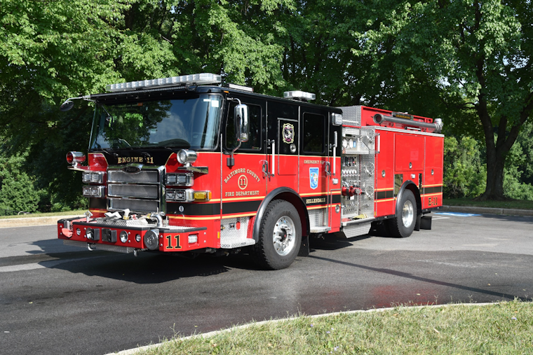 Baltimore County Firefighters Tame 20-Acre Brush Fire in