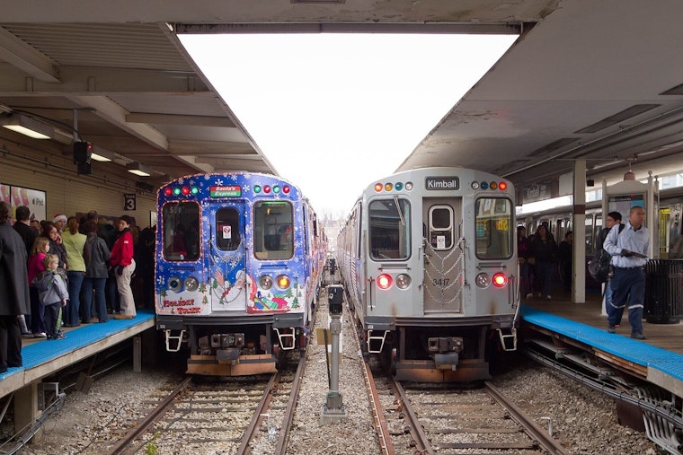 Chicago's CTA Holiday Train and Bus Bring Festive Cheer to Local