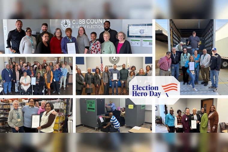 Cobb County Celebrates Unsung Heroes with Election Hero Day