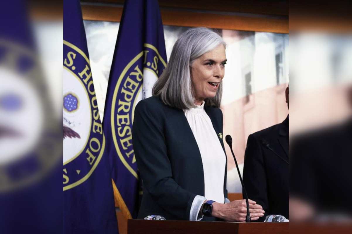 Democratic Whip Katherine Clark Hails Nancy Pelosi as an 'American