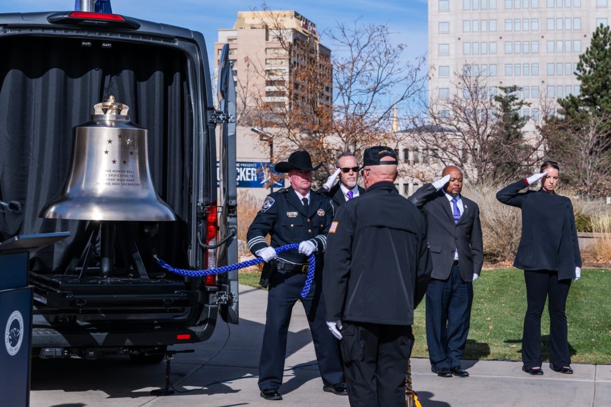 El Paso County Sheriff's Office Unveils Pikes Peak Honor Bell in