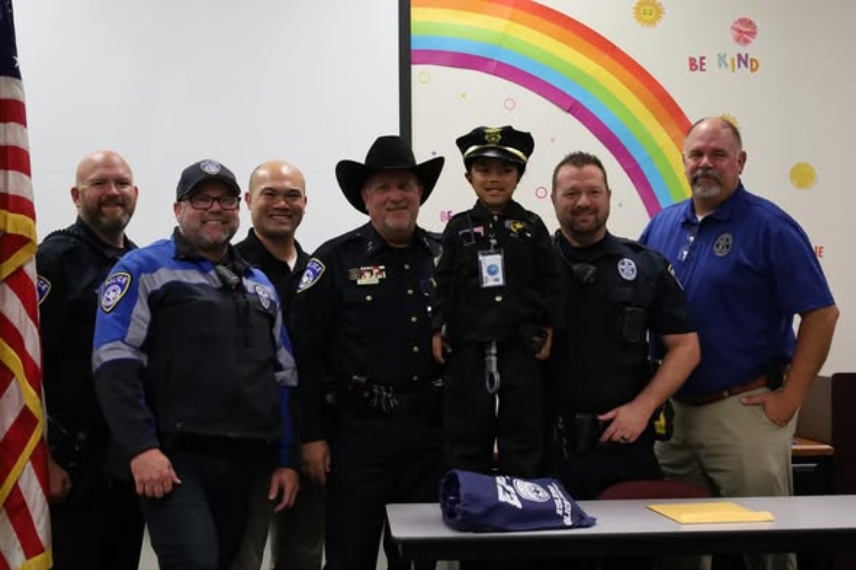 Euless Police Department Inspires Youth with Junior ESRO Ceremony at