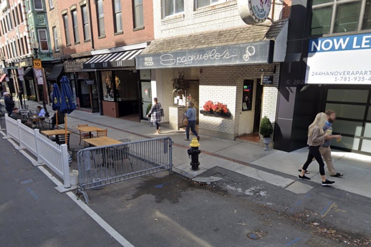 Falling Bricks from Building in Boston's North End Prompt Safety