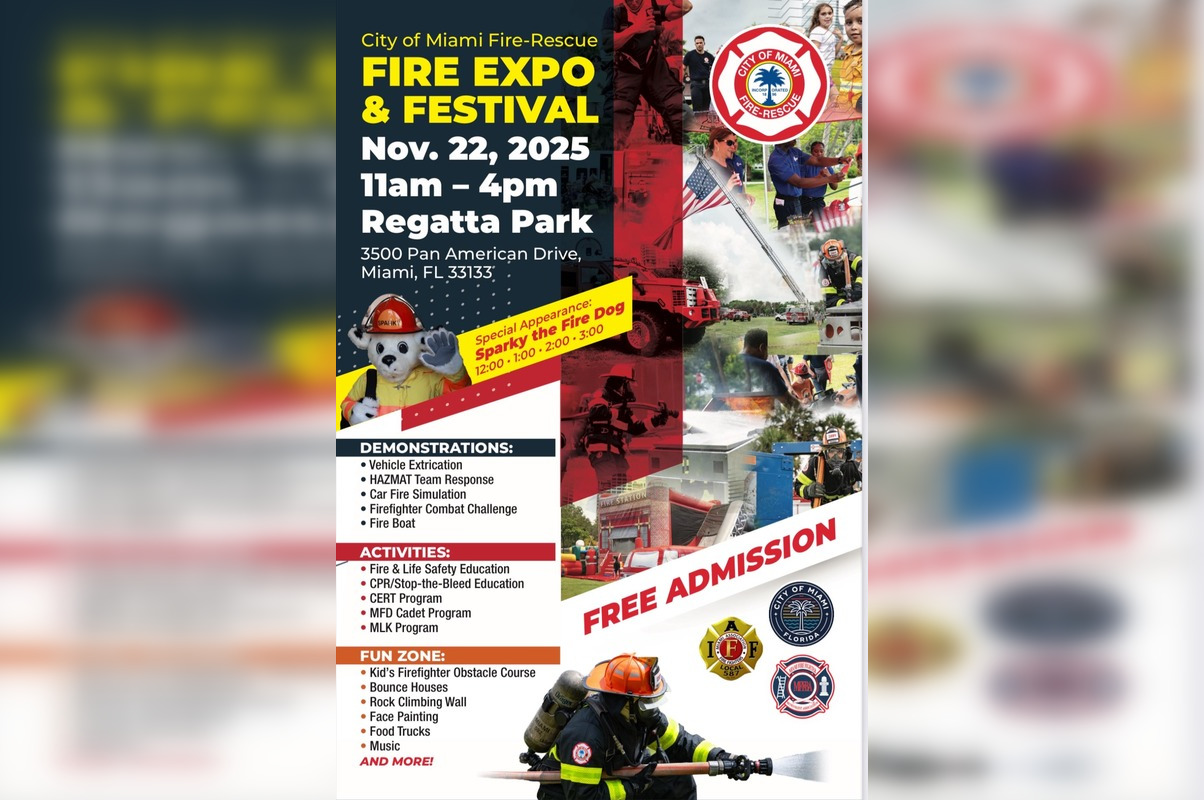 Fire Expo & Festival at Miami's Regatta Park: Live Demos, Safety