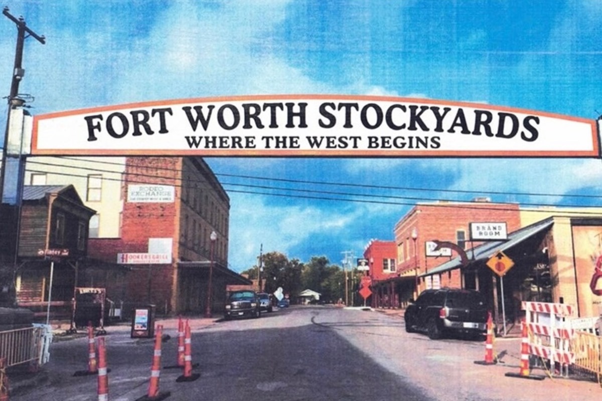 Fort Worth Stockyards Welcomes New Entrance Sign Honoring Tradition