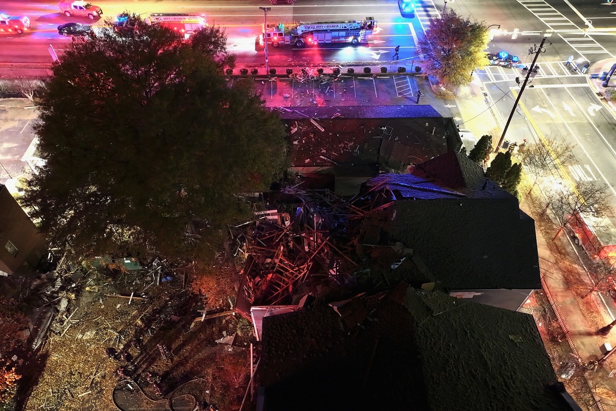 Gas Leak Explosion Near Mercedes-Benz Stadium in Atlanta Injures One,