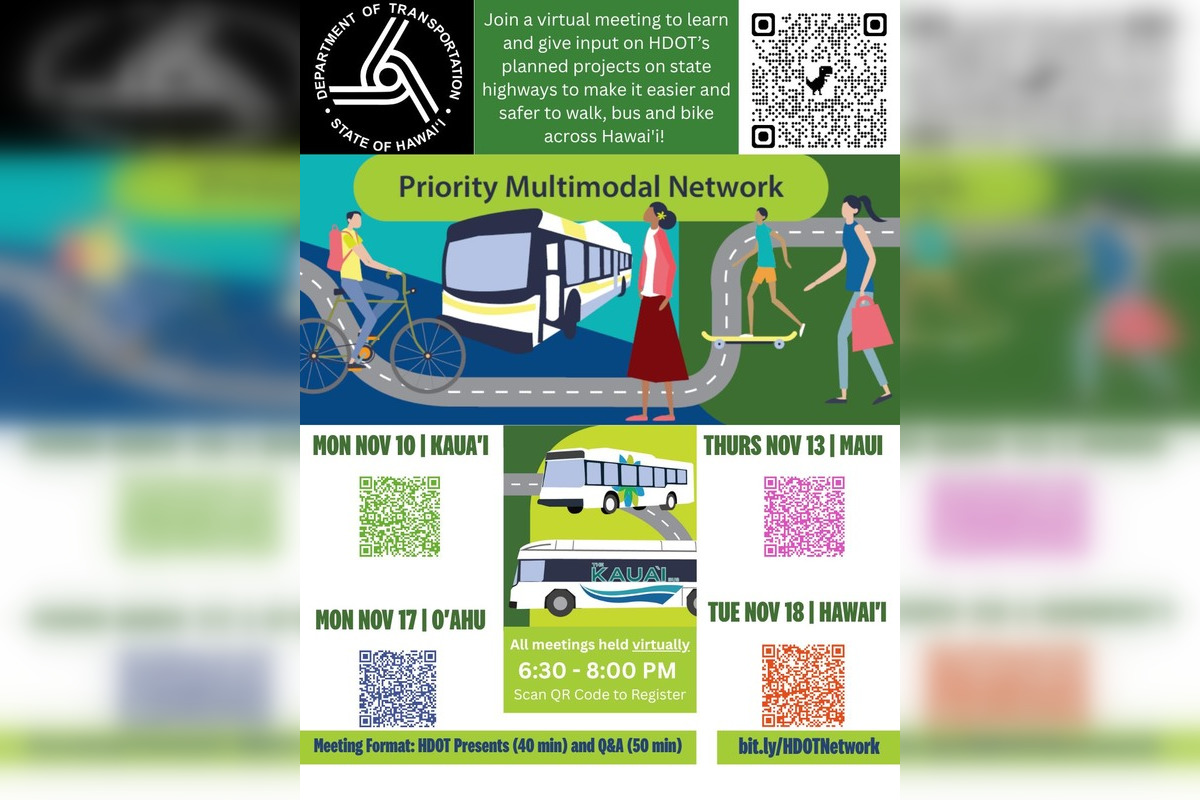 Hawaii Department of Transportation Rolls Out $360 Million Multimodal