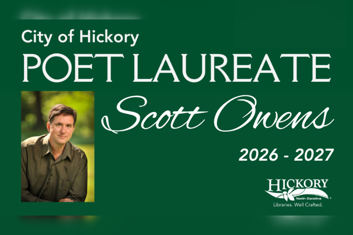 Hickory Appoints First Poet Laureate, Professor Scott Owens to Enrich