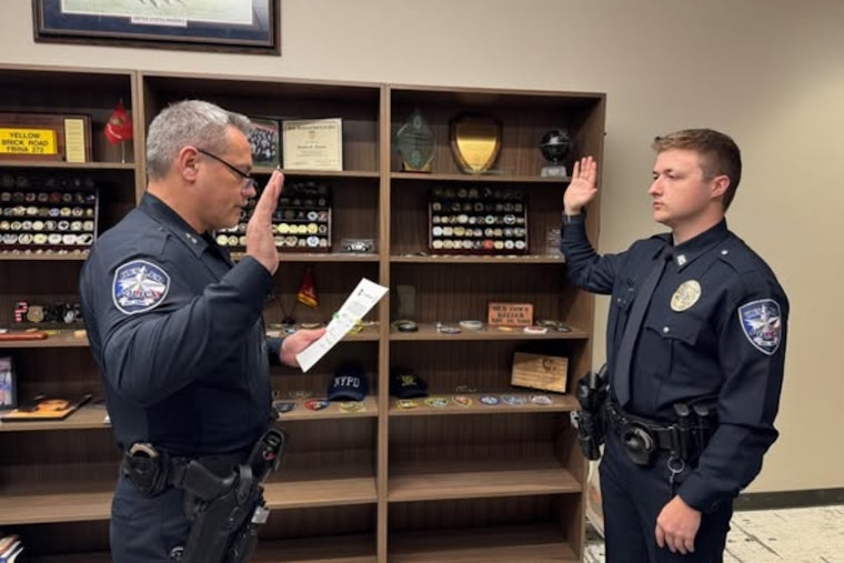 Keller Police Department Welcomes Newly Minted Patrol Officer Trey