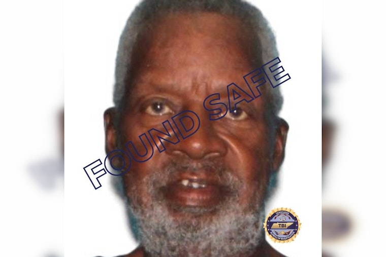 Missing 71-Year-Old Memphis Man Found Safe, Community and TBI's
