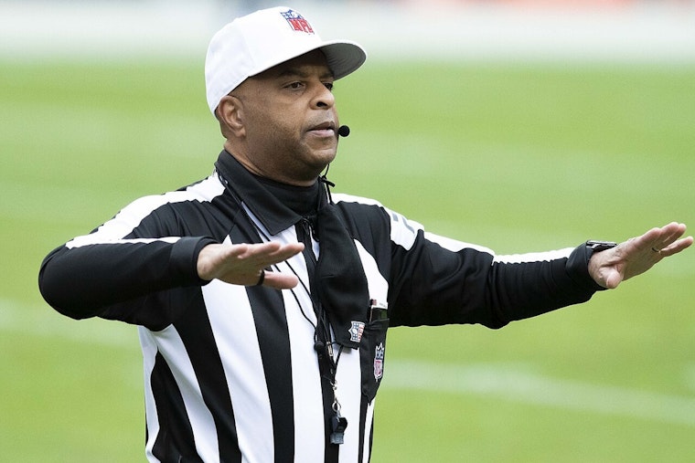 NFL Referee Adrian Hill Injured, Carted Off Field During Houston