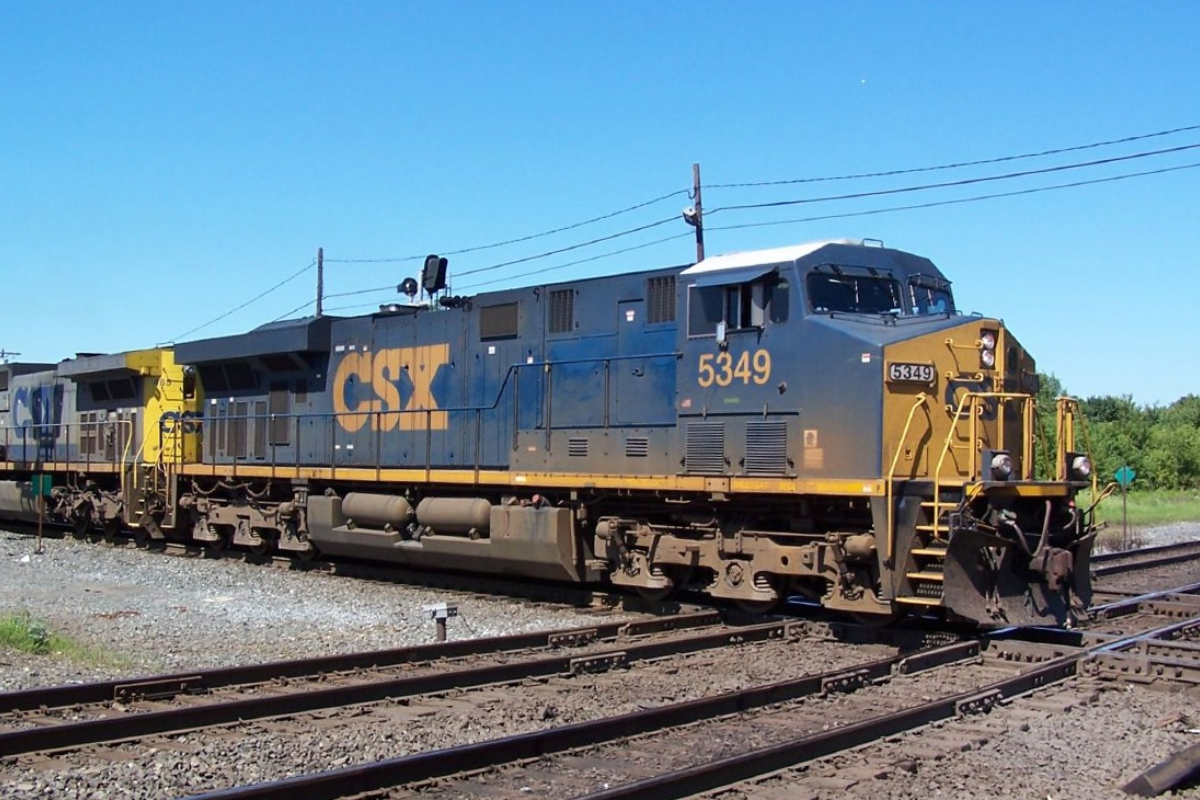 No Injuries Reported After CSX Train Collides with Stalled Amazon