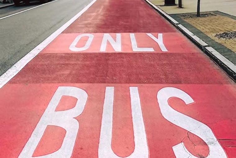 Philadelphia to Introduce Red-Painted Bus-Only Lanes in Major