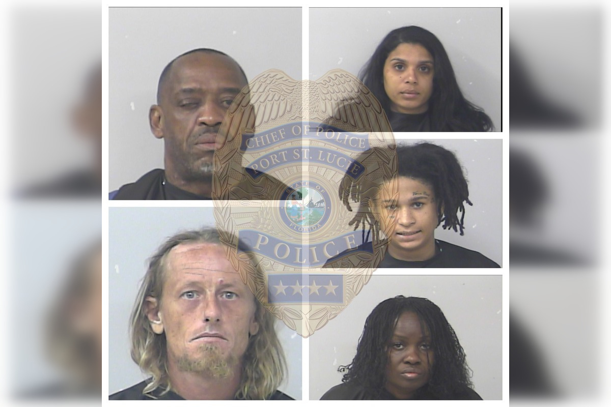 Port St. Lucie SWAT Seizes Firearms and Narcotics, Five Suspects
