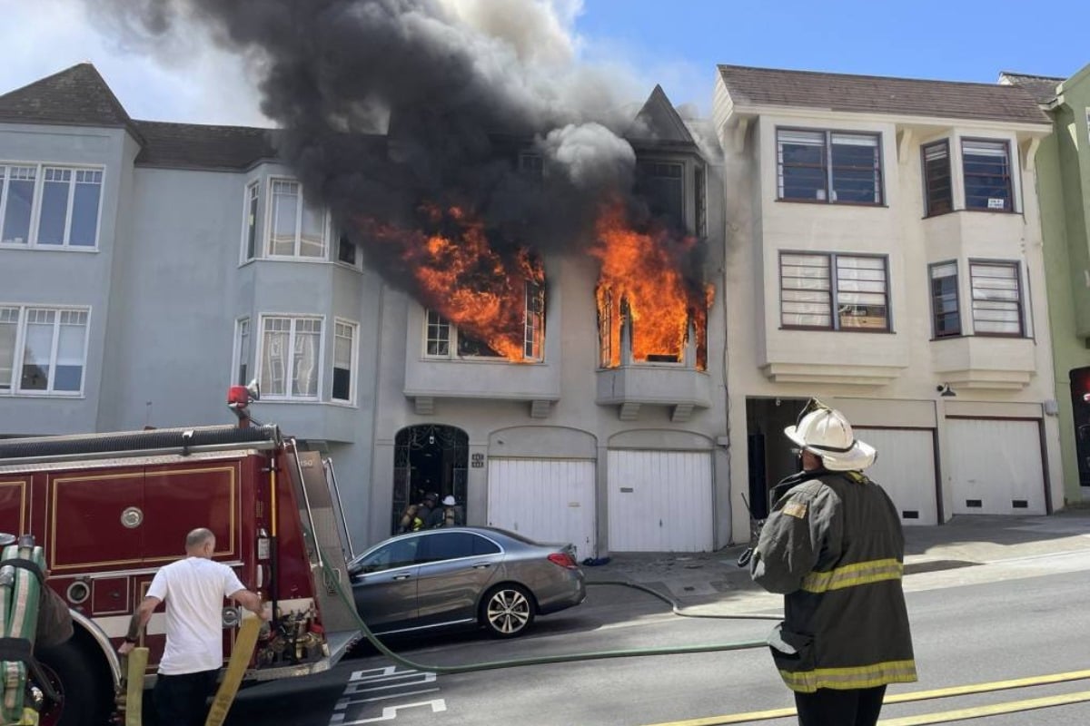 Porta-Potty Fire Outside Alamo Square Home Reignites Fears For Dog