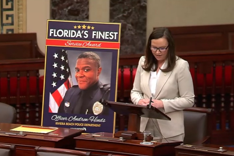 Riviera Beach Officer Andrew Hinds Honored with Florida's Finest Award