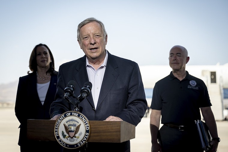 Senator Dick Durbin Casts Crucial Vote to End Federal Shutdown, Faces