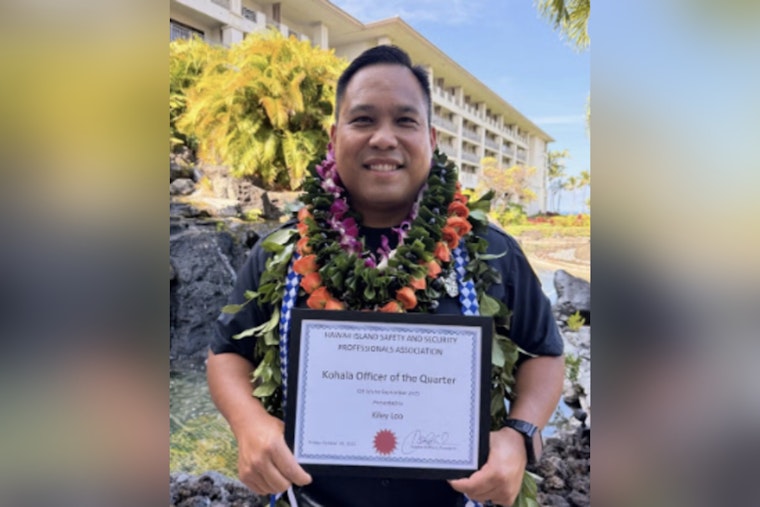 South Kohala Patrol Officer Kiley Loo Honored as HISSPA's Officer of
