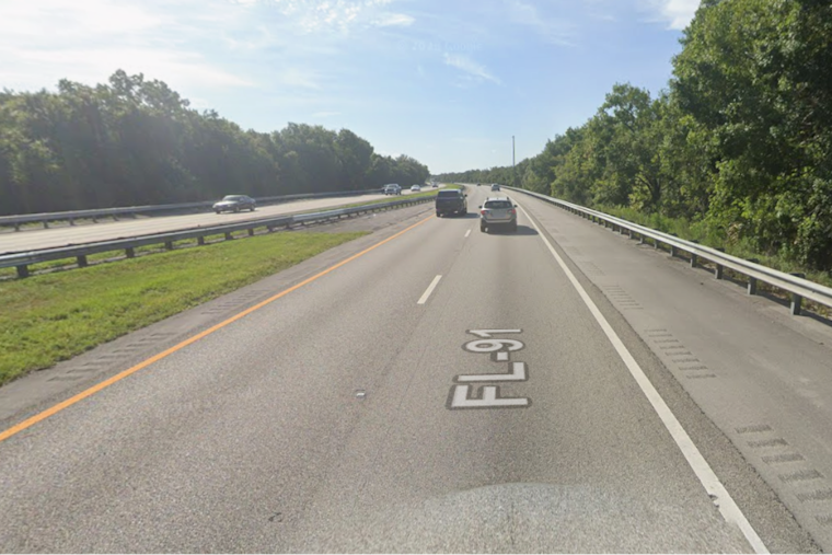 Vehicle Fire Causes Traffic Standstill on Florida's Turnpike Near