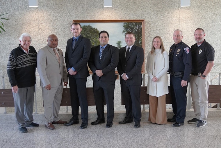 Anderson Welcomes Four New Officers to the Local Police Department in