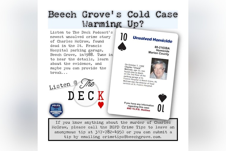 Beech Grove Police Reinvigorate 1988 Cold Case of Charles "Chuck"