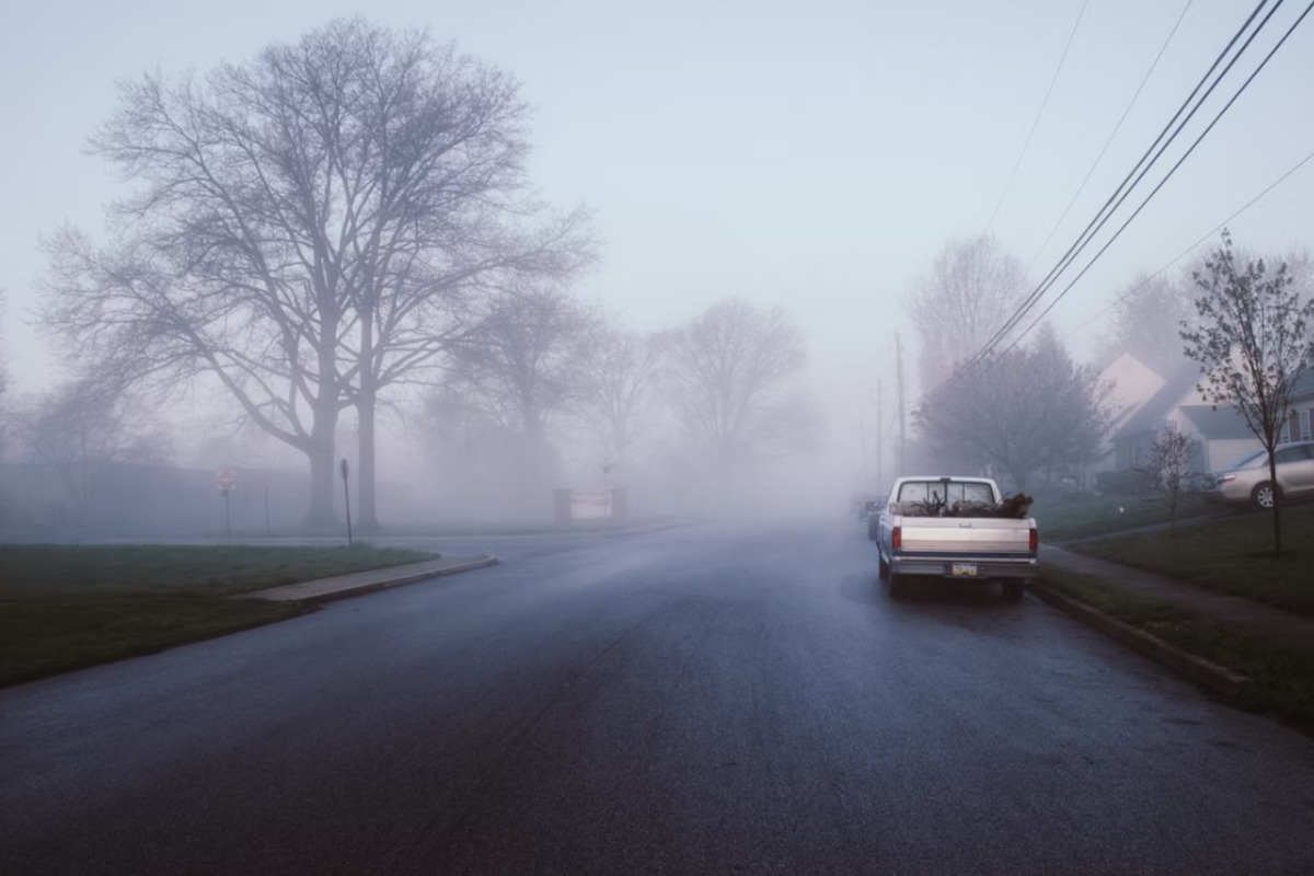 Dense Fog Covers Houston Ahead of Strong Cold Front as Residents