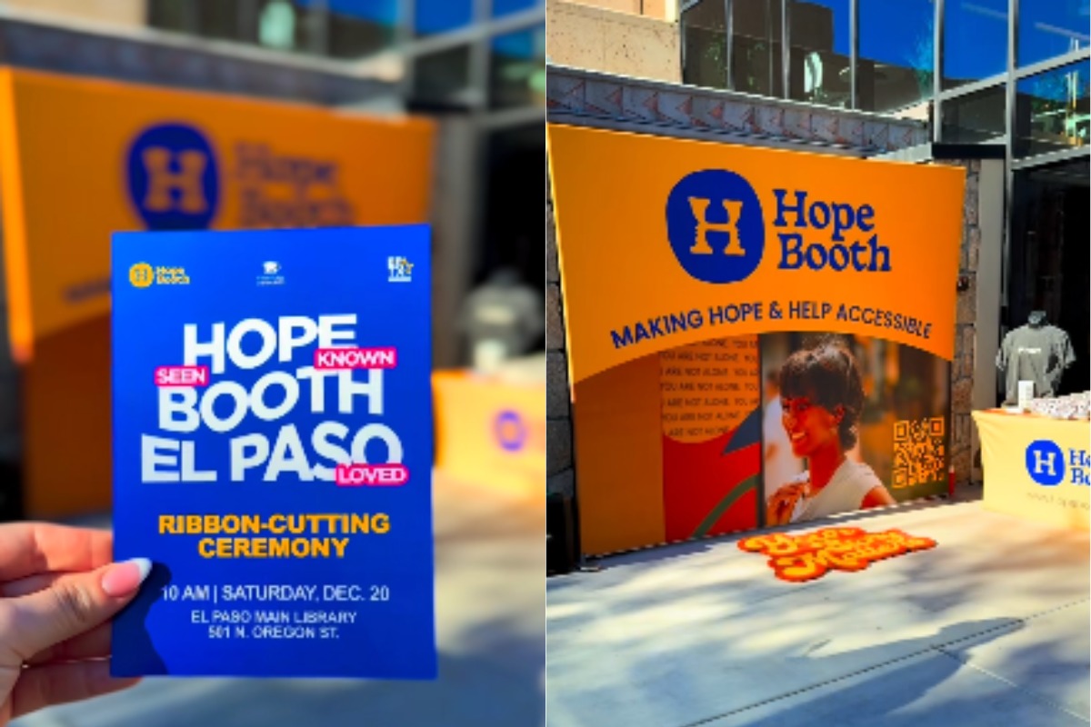 El Paso Main Library Debuts Hope Booth