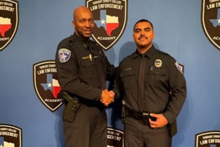 Duncanville Police Department Celebrates Officer Castro's Graduation