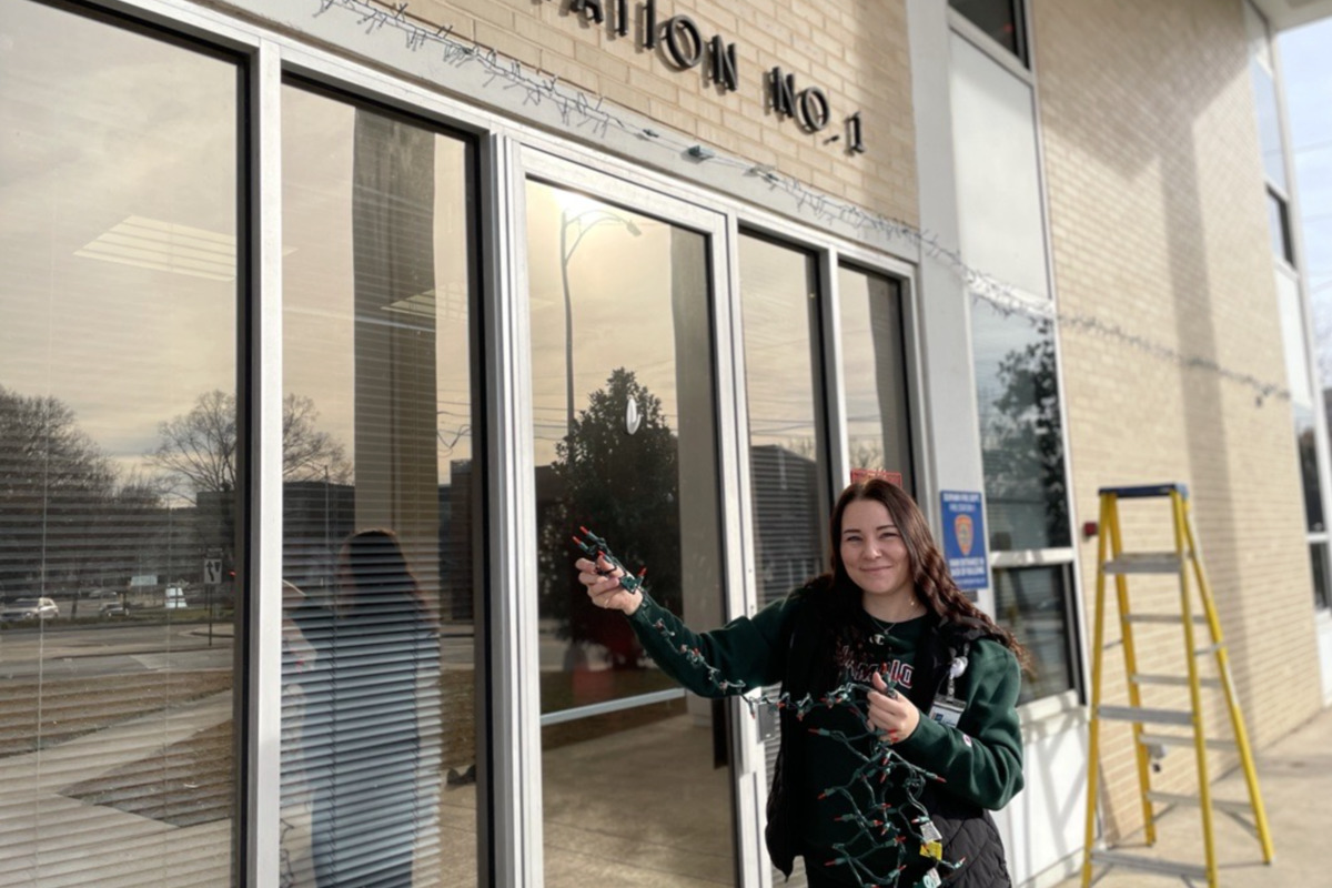 Durham Fire Department Brightens Downtown with Festive Lights as a Nod