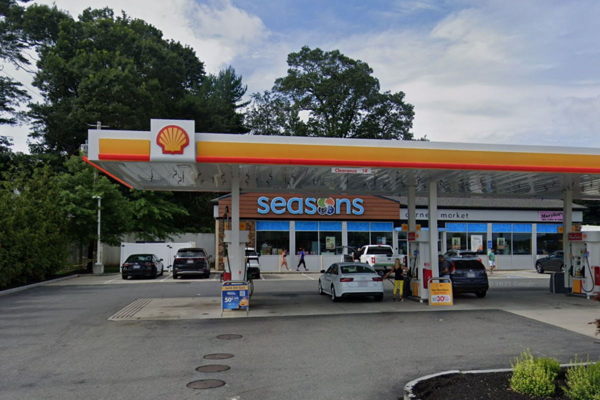 Early Morning Crash Sparks Fire at Stoughton Gas Station, Three