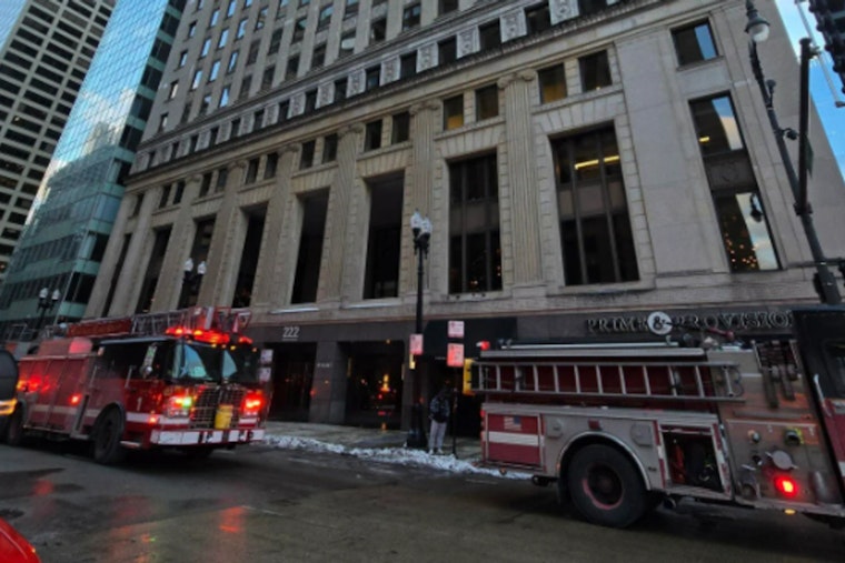 Exhaust Fire In Historic Loop Tower Sends Smoke Into Lower Wacker